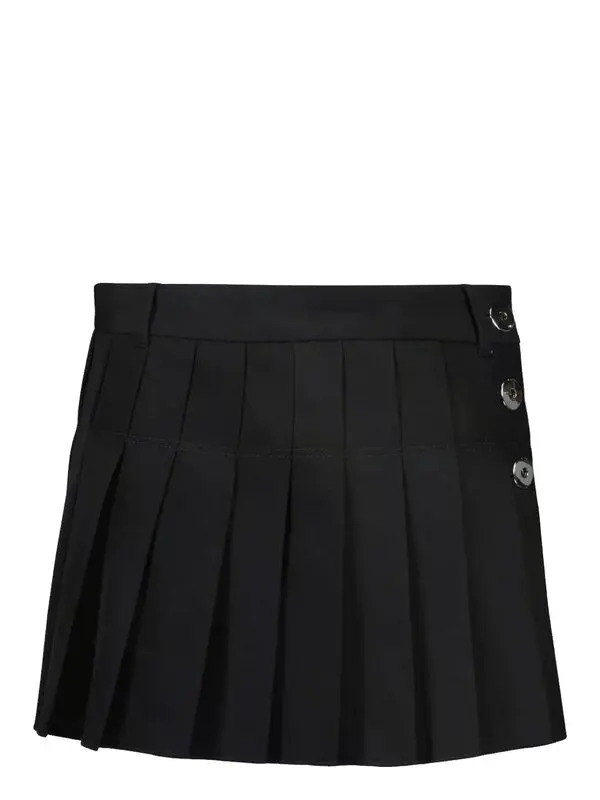 Rabanne Pleated Mini Skirt - Black