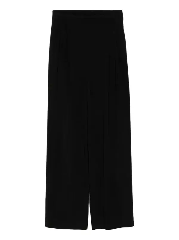 Norma Kamali Pleated Trousers - Black