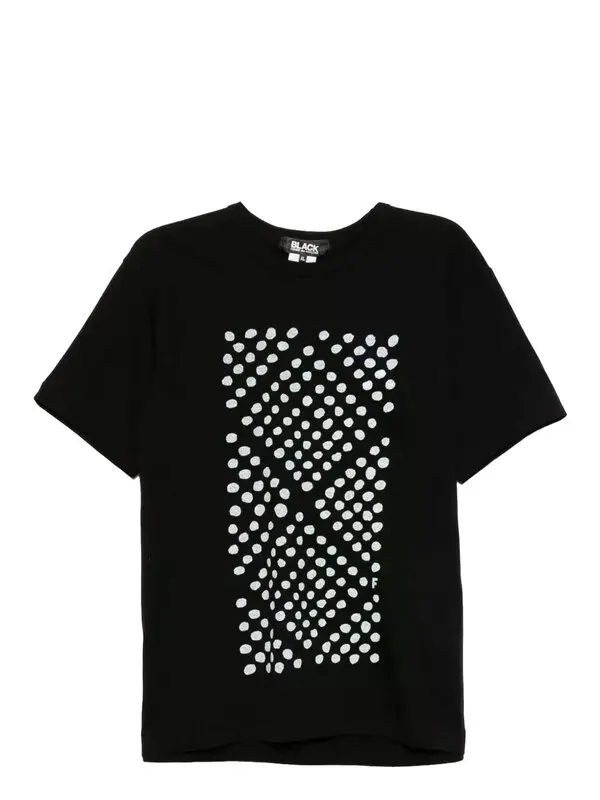 BLACK COMME DES GARÇONS Printed T-shirt - Black