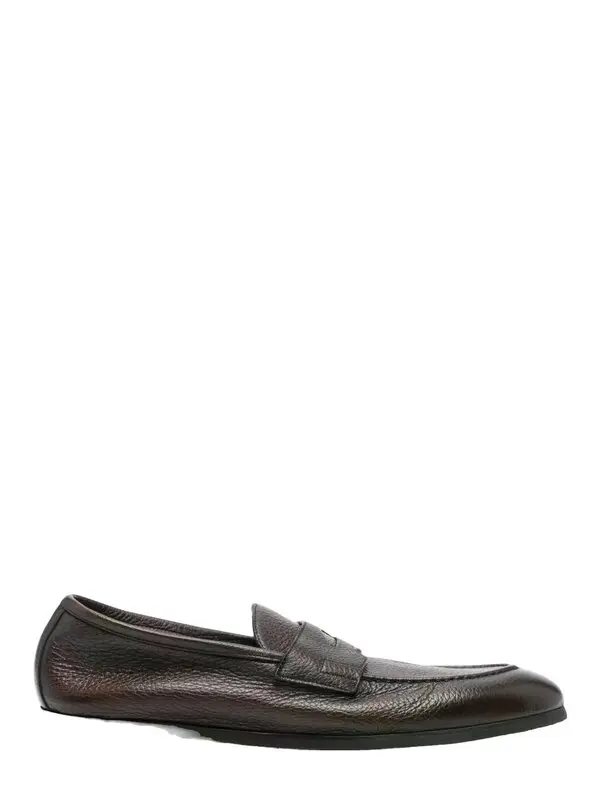 BARRETT Leather Loafers - Brown