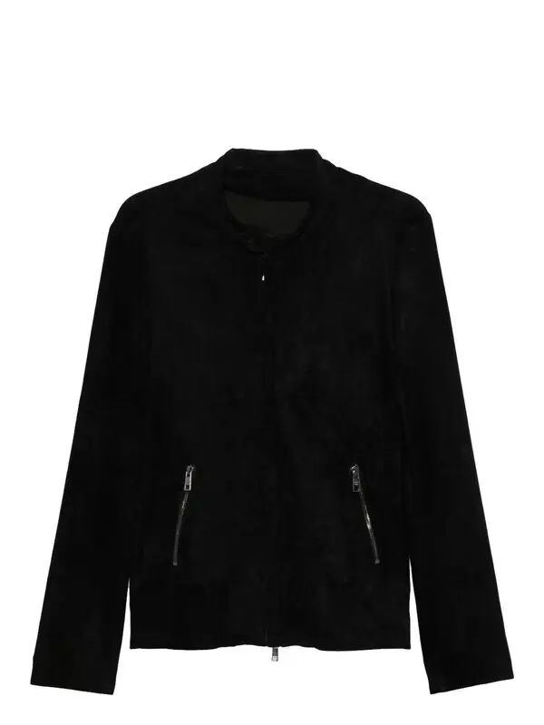 GIORGIO BRATO Suede Jacket - Black