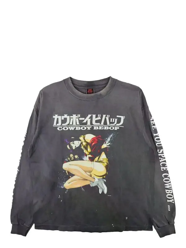 SAINT MXXXXXX X Cowboy Bebop Cotton T-shirt - Black
