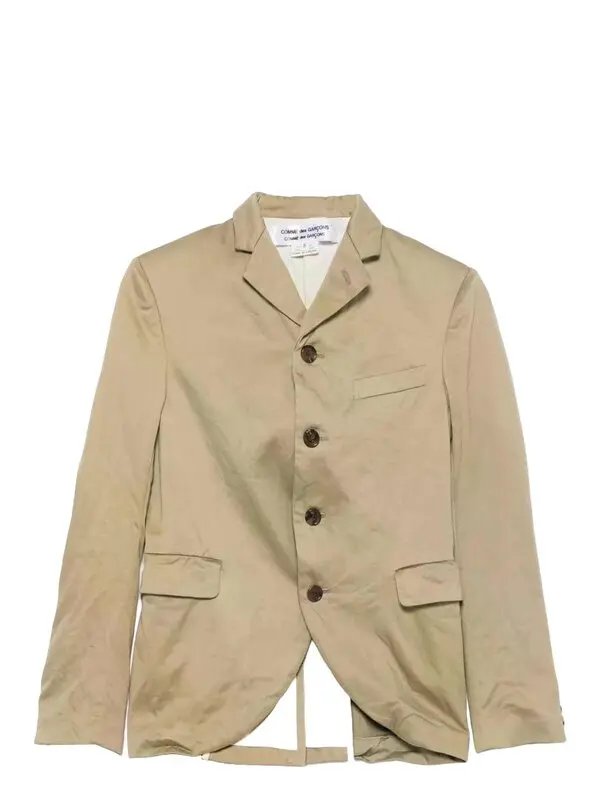 Comme Des Garçons Single-breasted Blazer - Neutrals