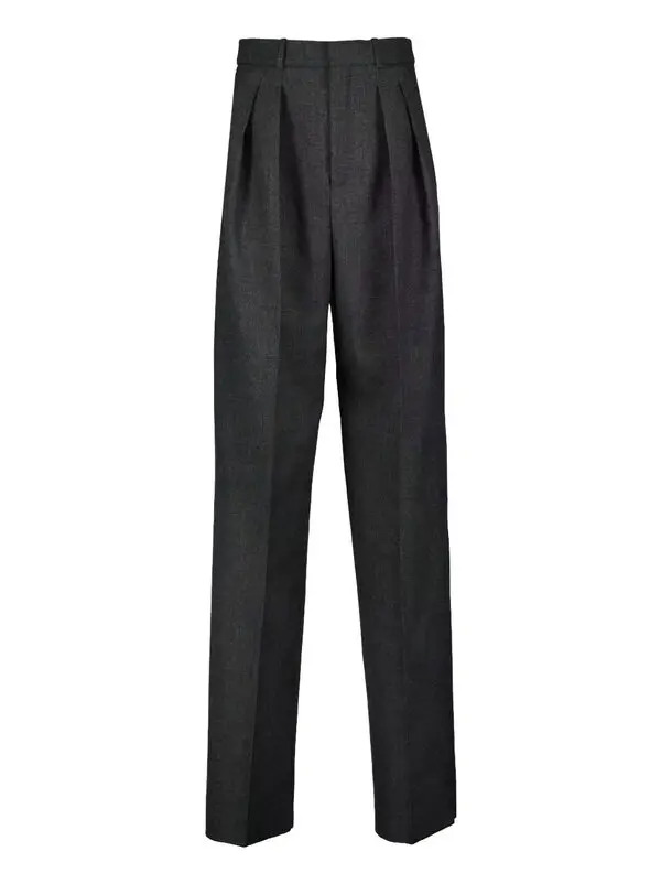Saint Laurent Wool Trousers - Black