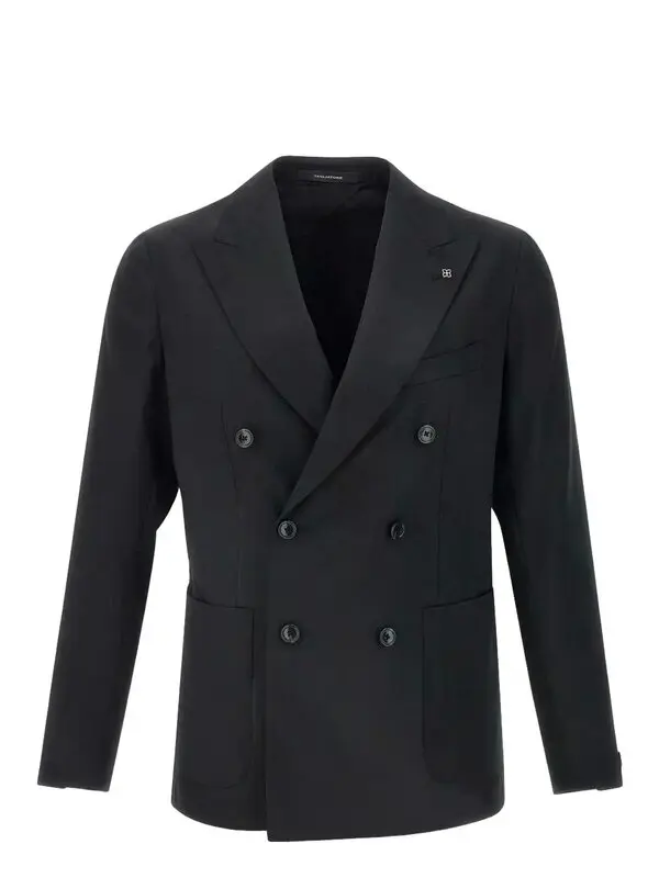 Tagliatore Wool Blazer - Black