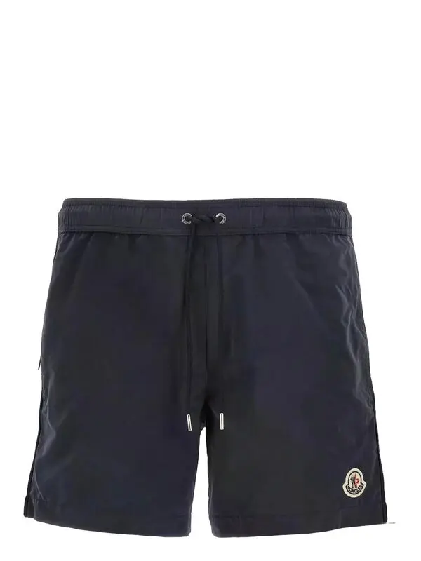 Moncler Crochet Insert Swim Shorts - Blue