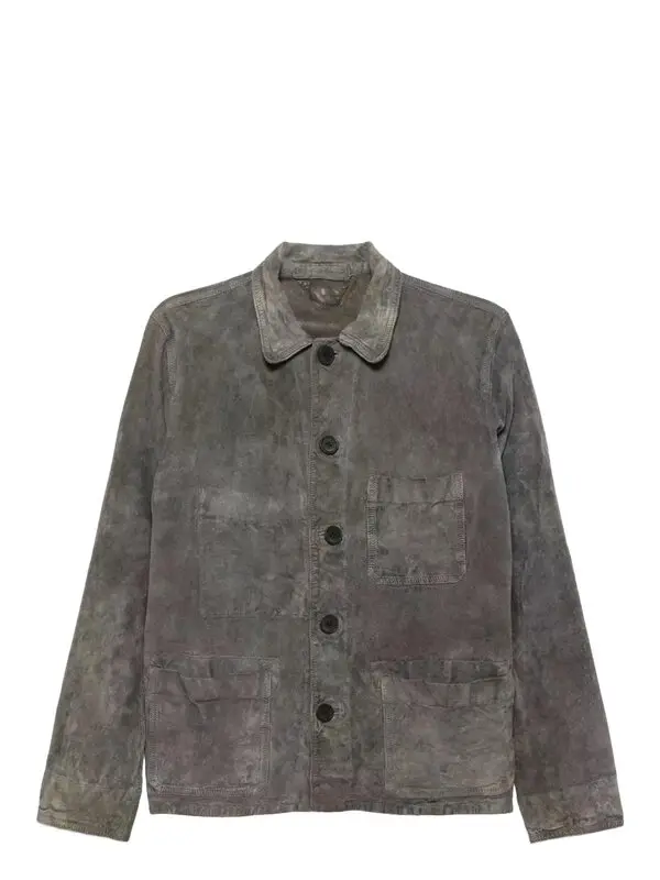 SALVATORE SANTORO Suede Jacket - Grey