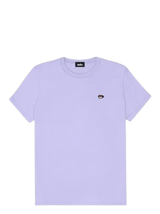 DALIX Lil Coffee Jersey Tee - Dark Lavender