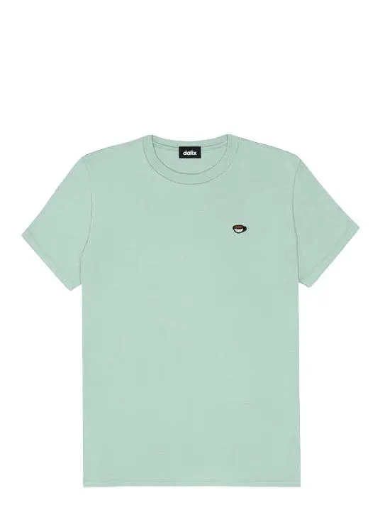DALIX Lil Coffee Jersey Tee - Dusty Blue