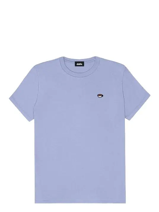 DALIX Lil Coffee Jersey Tee - Lavender Blue