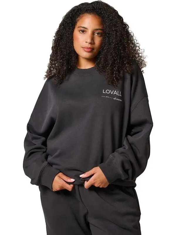 LOVALL All Szn" Oversized Sweatshirt - Shadow