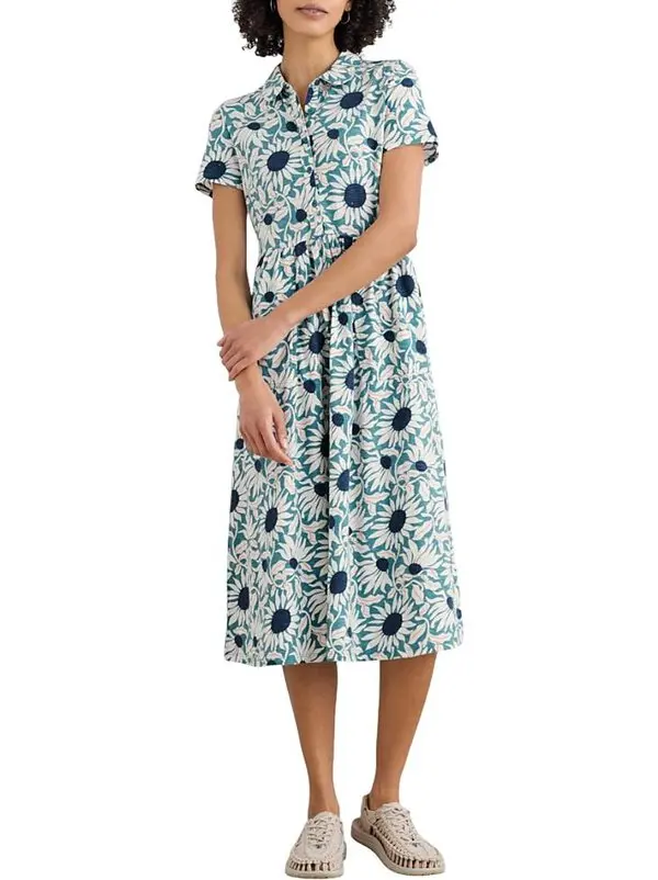 SEASALT CORNWALL Mainland Dress - Bold Sunflower Poseidon
