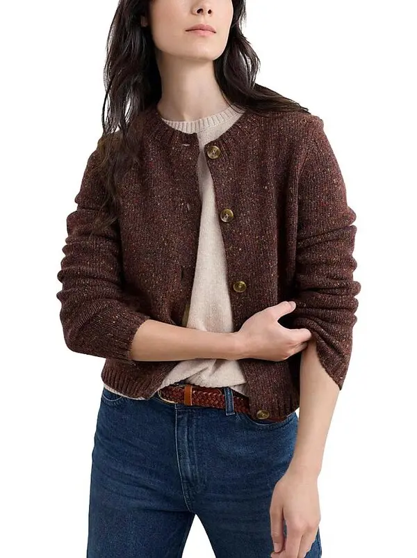 SEASALT CORNWALL Dawson Pick Cardigan - Oakwood