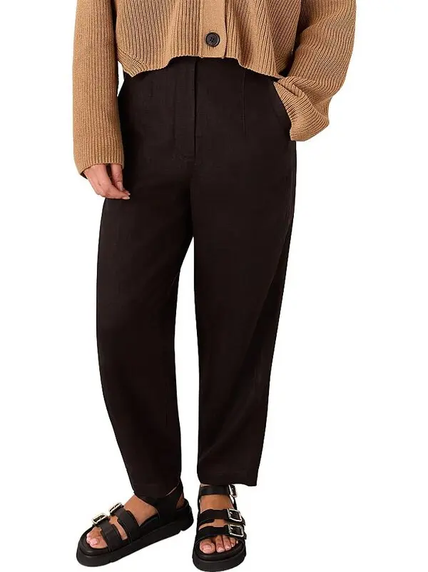 Whistles Authentic Barrel Leg Jeans - Black