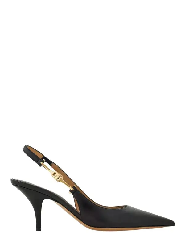 FERRAGAMO 70mm Leather Pumps - Black