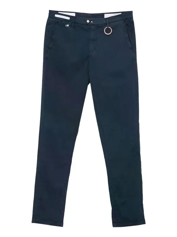 TRAMAROSSA Logo-patch Trousers - Blue