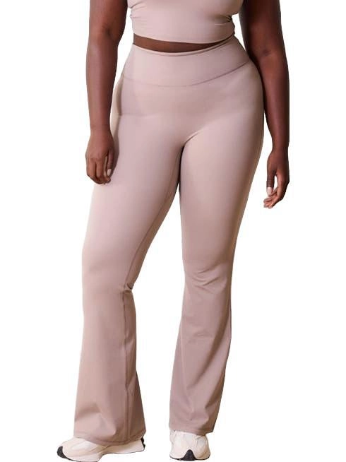 LOVALL 7 Revitalise Flare Regular Leggings - Clay