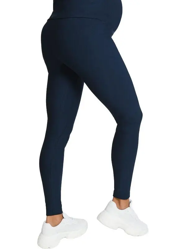 LOVALL Maternity Winter Leggings - Navy