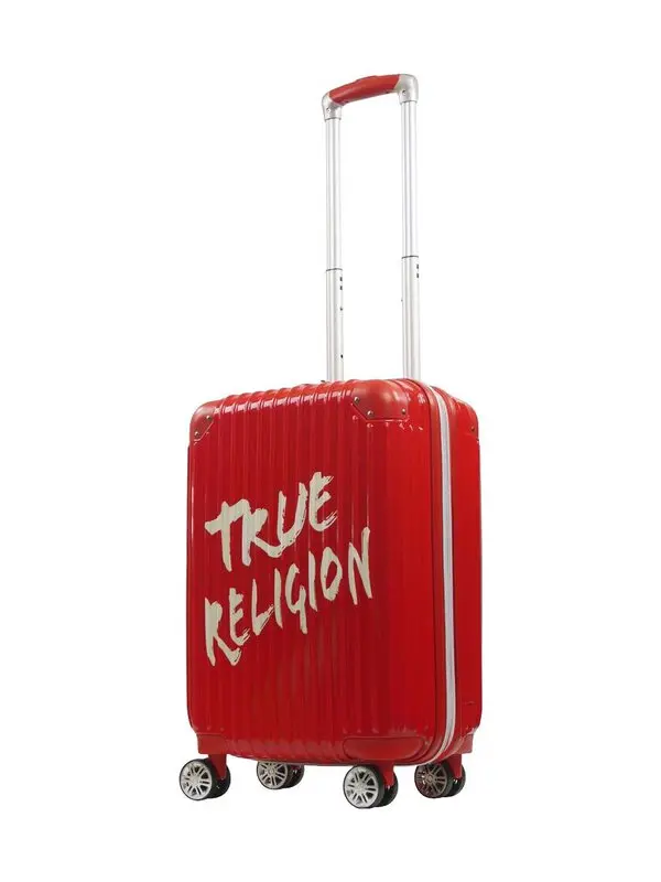 True Religion 22.5" Hardcase Carry-on With Logo - Red