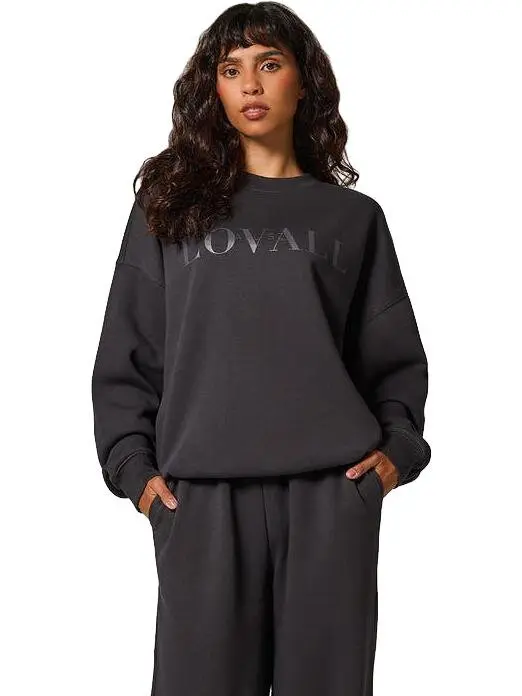 LOVALL Oversized Crewneck Sweatshirt - Shadow