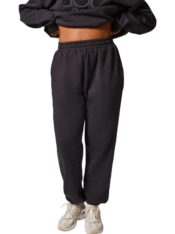 LOVALL Cuffed Relaxed Fit Joggers - Shadow