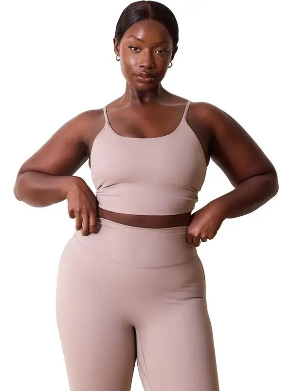 LOVALL 7 Revitalise Fitted Sports Bra - Clay