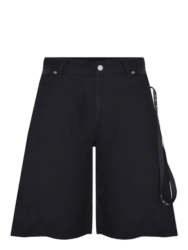 44 LABEL GROUP Denim Shorts - Black