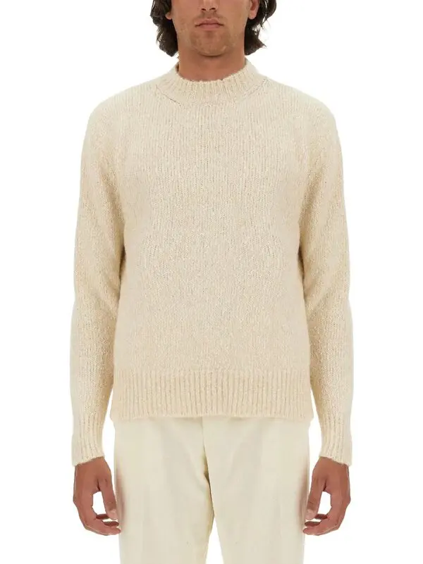 LARDINI Wool Jersey - Beige