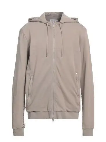 BIKKEMBERGS Hooded French Terry Sweatshirt - Beige