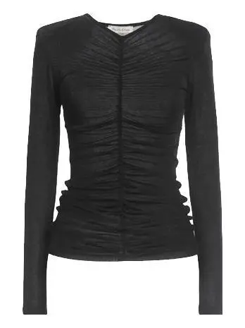 MANILA GRACE Viscose Metallic Sweater - Black