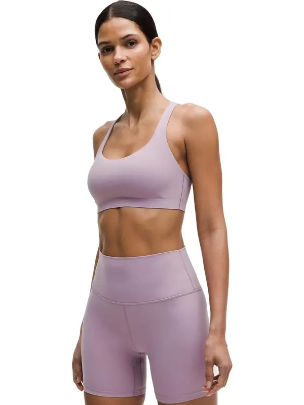 Lululemon Flexyflex Strappy Yoga Bra - Lotus Lavender