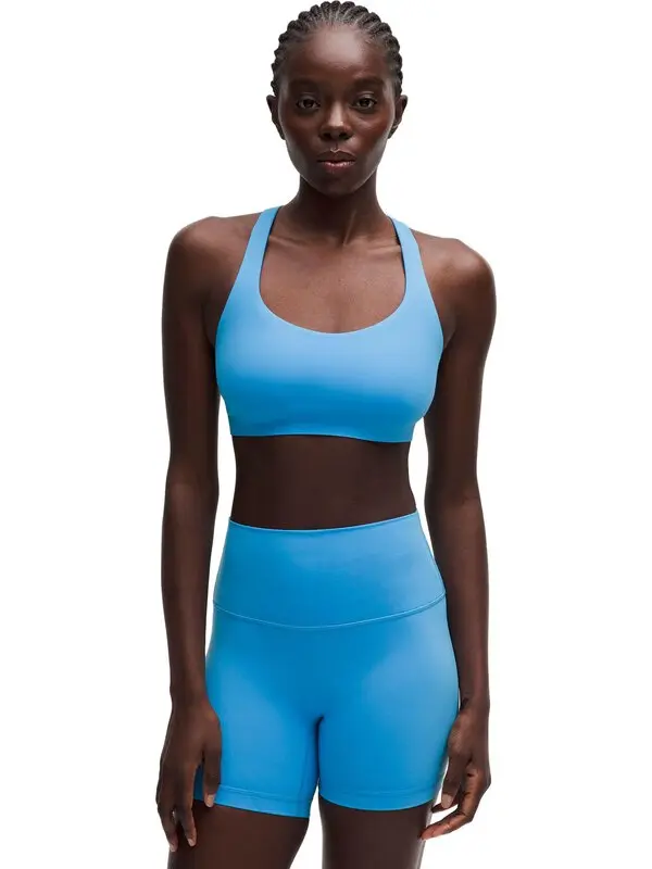 Lululemon Flexyflex Strappy Yoga Bra - Ocean Wave