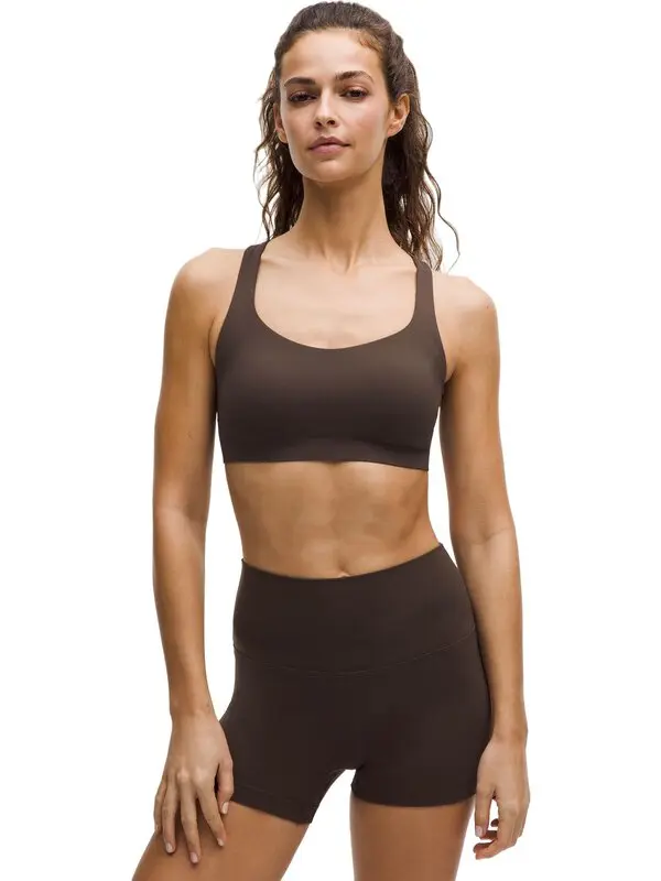 Lululemon Flexyflex Strappy Yoga Bra - Walnut Crunch