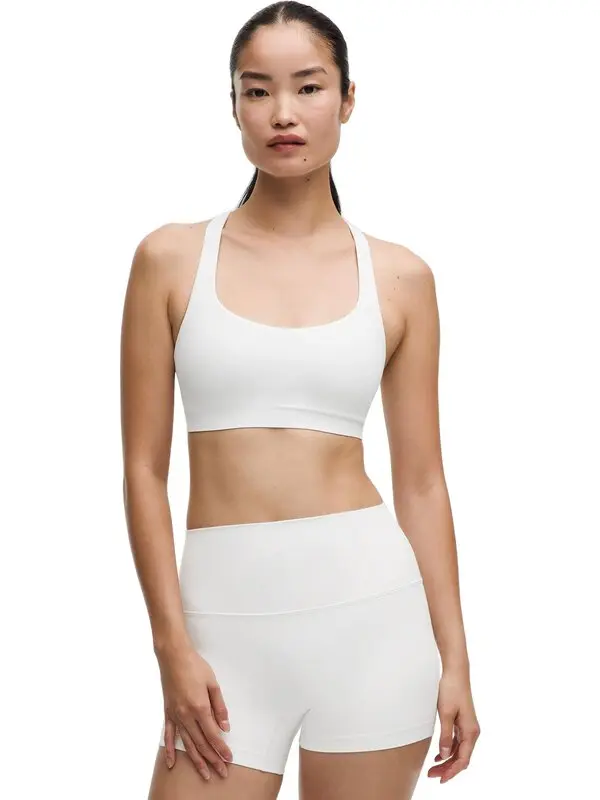 Lululemon Flexyflex Strappy Yoga Bra - White