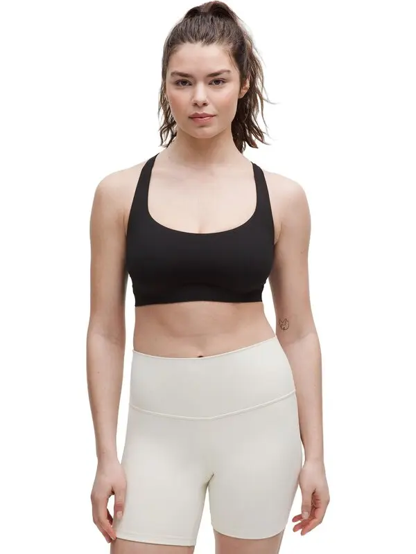 Lululemon Flexyflex Strappy Yoga Bra - Black