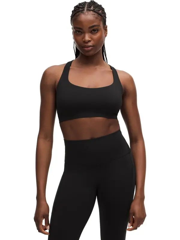 Lululemon Flexyflex Strappy Yoga Bra - Black