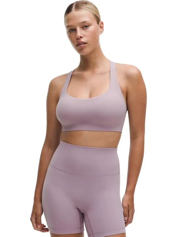 Lululemon Flexyflex Strappy Yoga Bra - Lotus Lavender
