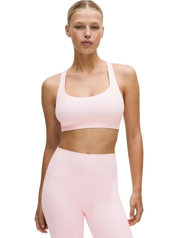 Lululemon Flexyflex Strappy Yoga Bra - Pink Pearl