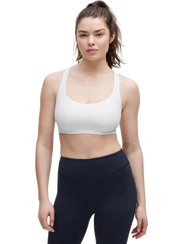 Lululemon Flexyflex Strappy Yoga Bra - White