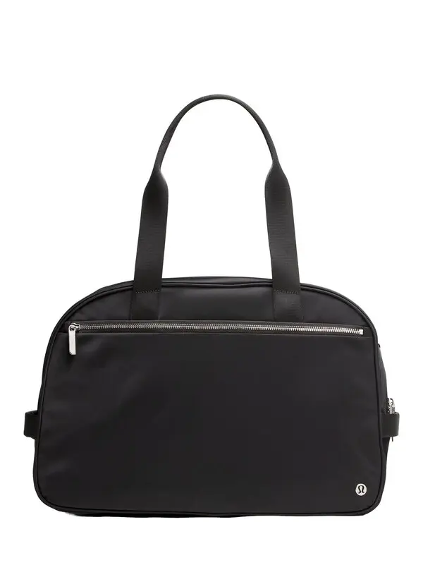Lululemon City Essentials Duffle Bag 28l - Black/silver