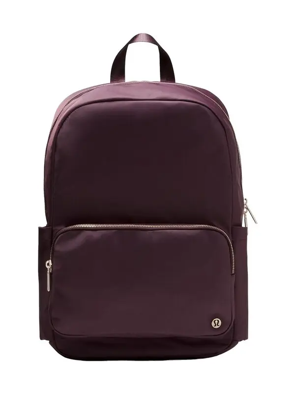 Lululemon Everywhere Backpack 22l - Black Plum/sheer Oak/gold