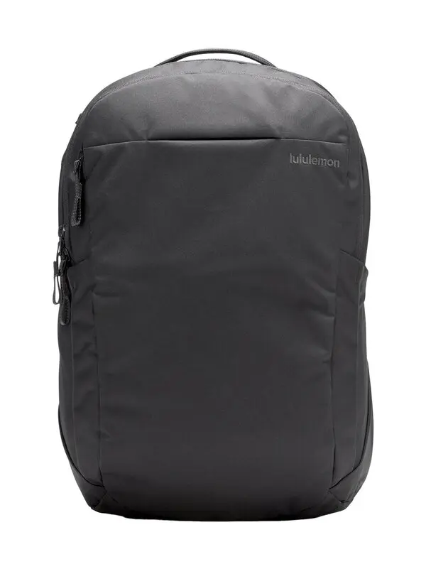 Lululemon Triple-zip Backpack 28l - Black/graphite Grey