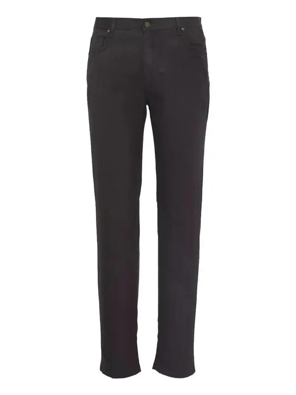 MAURIZIO BALDASSARI Virgin Wool Trousers - Brown