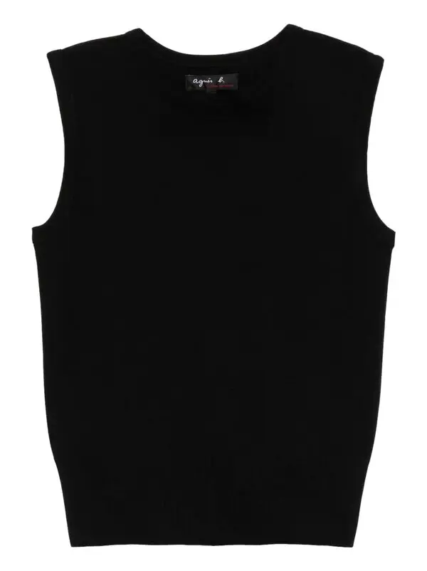 AGNÈS B. Cotton Vest - Black
