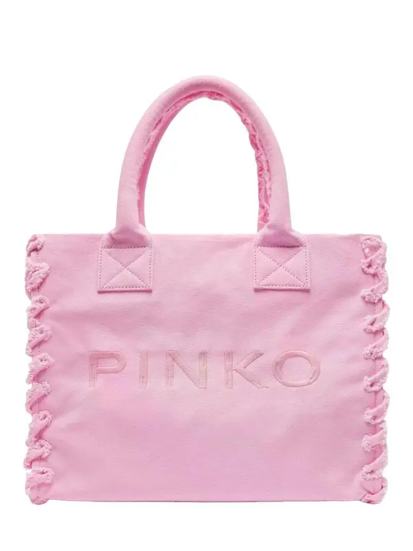 Pinko Logo Tote Bag - Pink