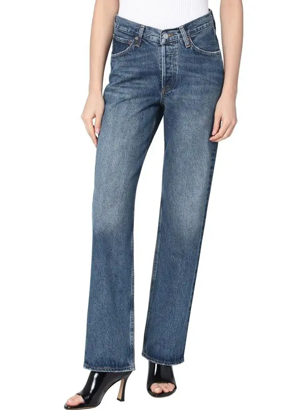 AGOLDE Faded Effect Jeans - Blue