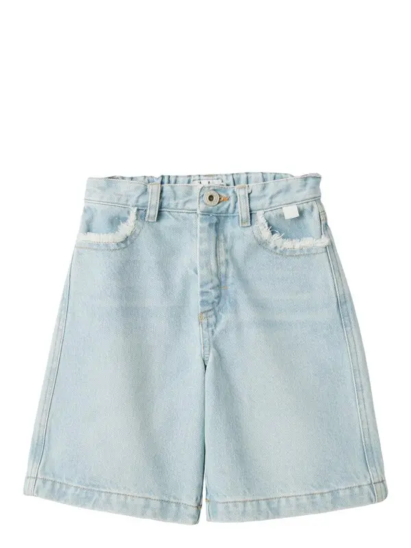 IL GUFO Denim Bermuda - Light Blue