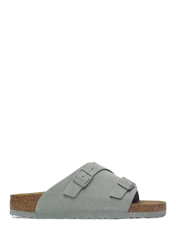 BIRKENSTOCK Zürich Double-buckle Slide Sandals - Grey