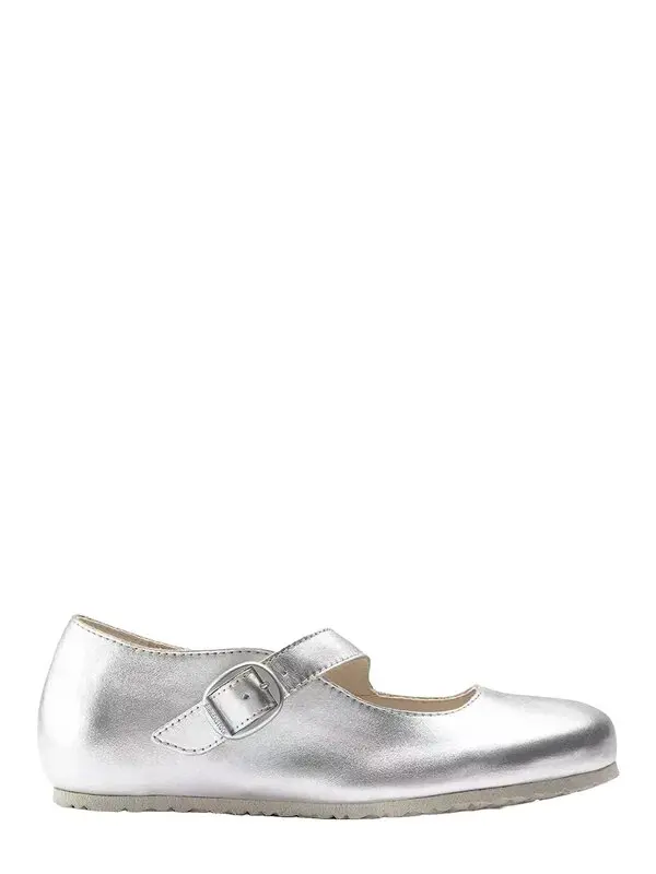 BIRKENSTOCK Tracy Metallic Ballet Flats - Silver