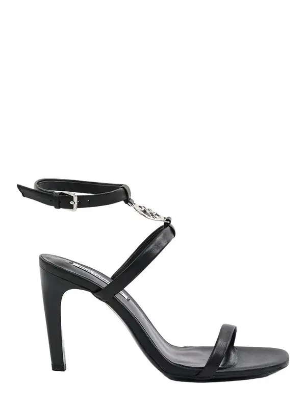 Karl Lagerfeld 90mm Logo-plaque Sandals - Black